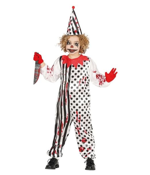 Zombie klovn kostume - Forsendelse fra kun 39 kr. - Fest & Farver