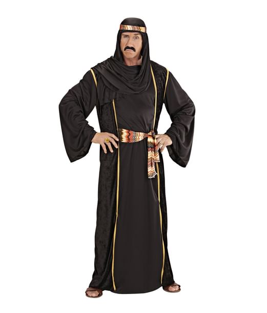 Køb sort Sheik kostume - Porto fra kun 39 kr - Fest & Farver