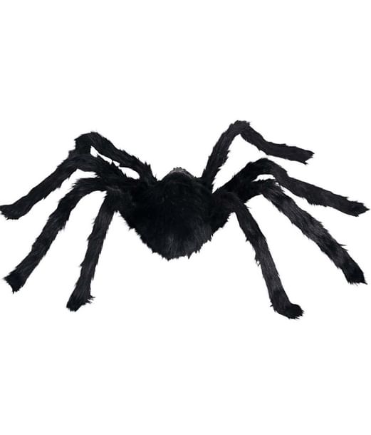 Køb sort behåret edderkop - Porto fra kun 39,00 kr. - Fest & Farver