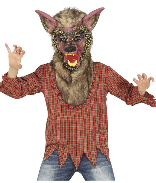 Køb Varulv kostume med maske til børn - Porto fra kun 39 kr - Fest & Farver