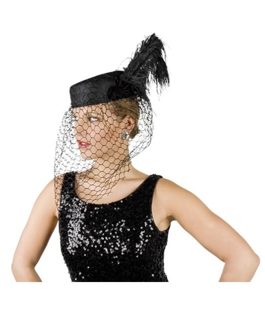 Den sorte enke hat - Forsendelse fra kun 39,00 kr. - Fest & Farver