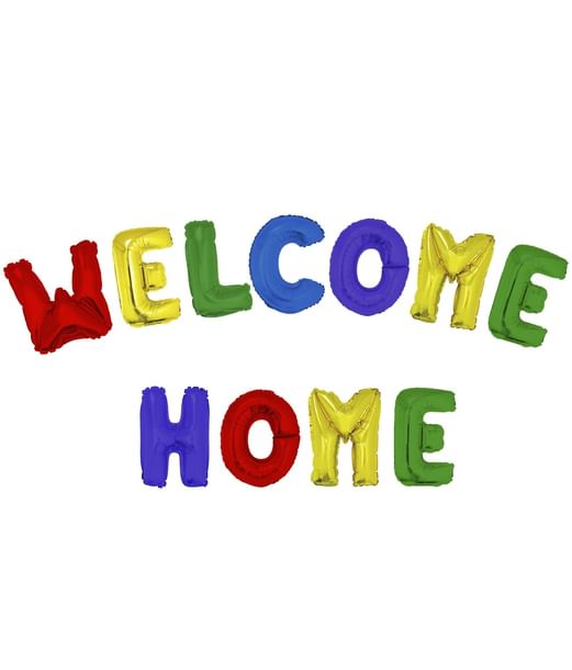 Køb Welcome Home folieballoner - Porto fra kun 29 kr - Fest & Farver