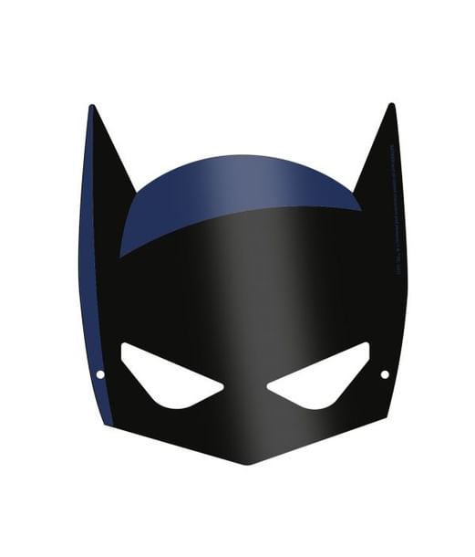 Batman masker, 8 stk - Forsendelse fra kun 29 kr. - Fest & Farver