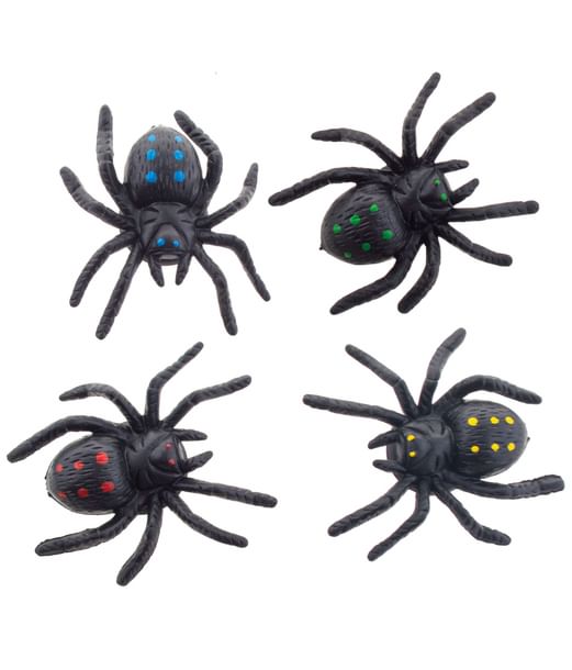 Edderkopper med sugekopper, 4 stk - Forsendelse fra kun 39 kr. - Fest ...